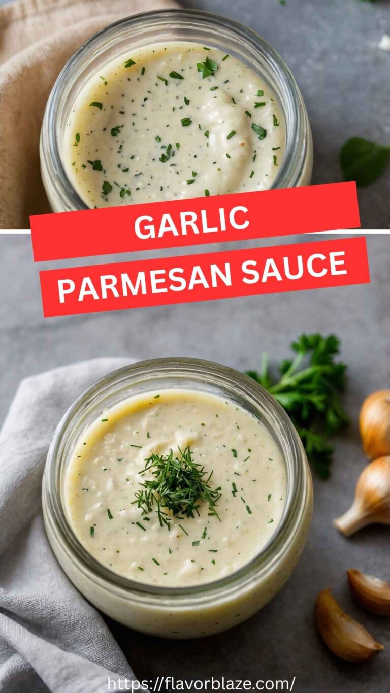 Garlic Parmesan Sauce Recipe - Flavor Blaze