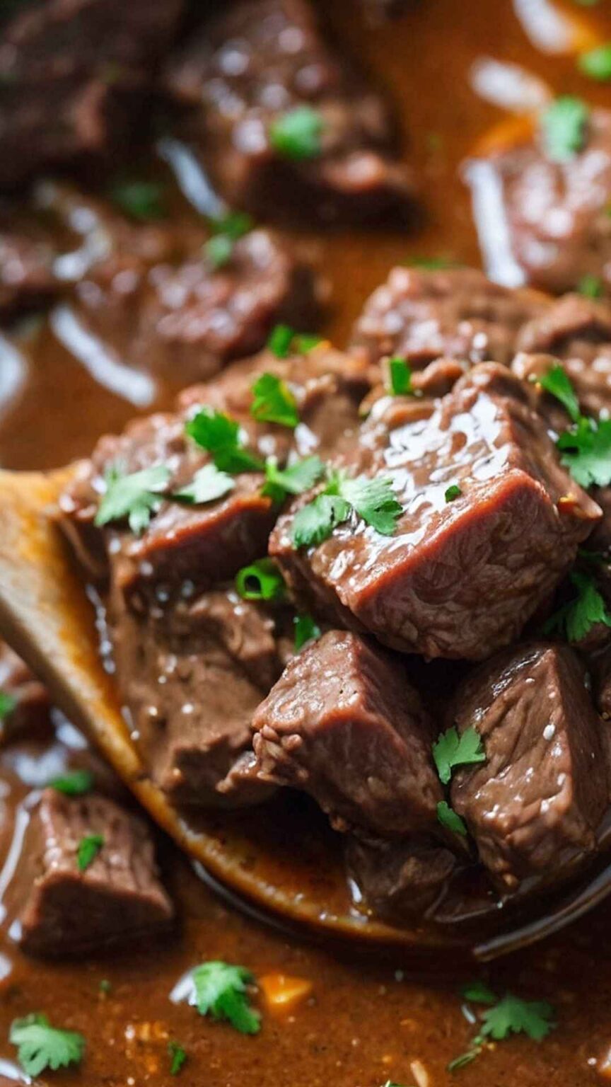Slow Cooker Beef Tips Recipe - Flavor Blaze
